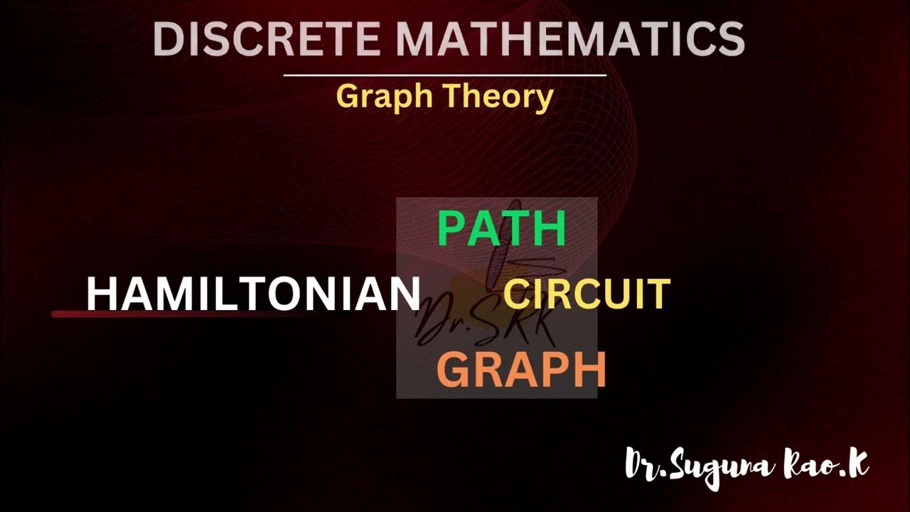 Discrete Mathematics// Graph Theory// Hamiltonian Path, Circuit and Graph - YouTube