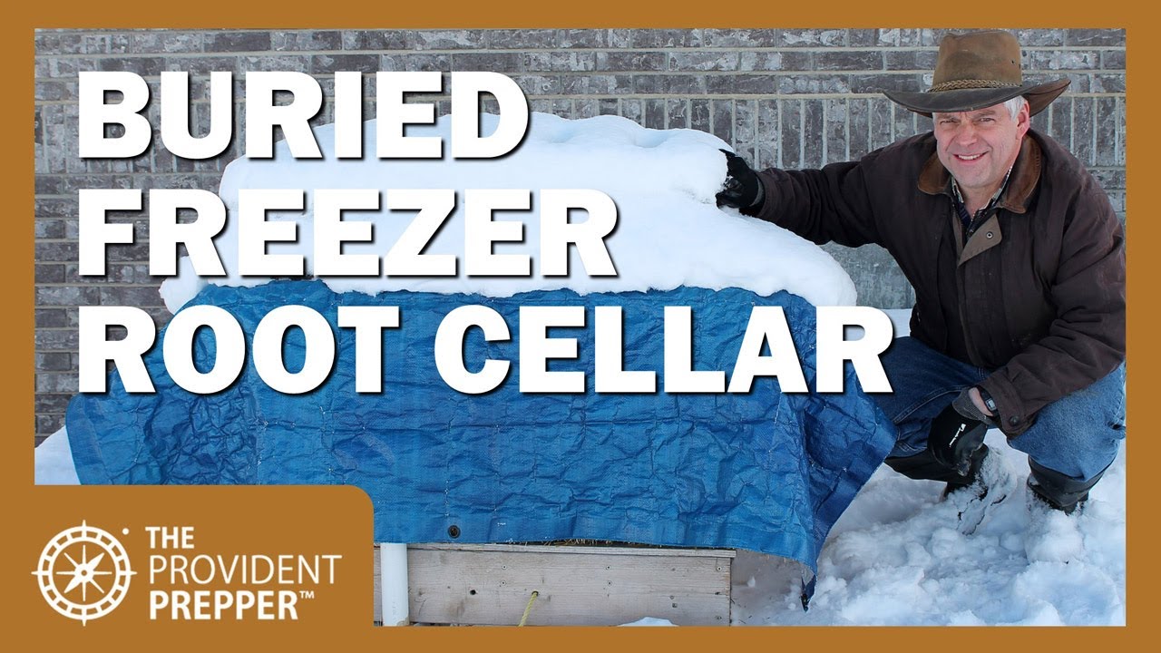 Easy DIY Root Cellar from an Old Freezer - YouTube