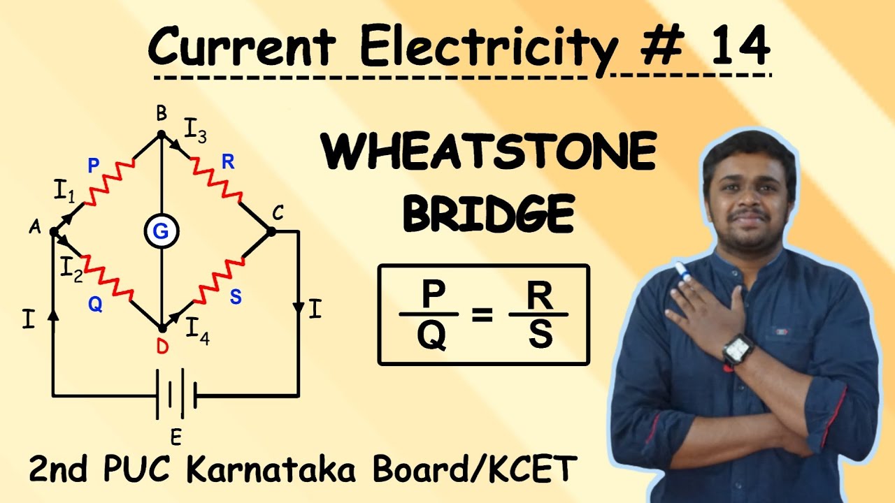 Wheatstone Bridge Wheatstone Network 2nd PUC Physics Important wheatstone-bridge-wheatstone-network-2nd-puc-physics-important