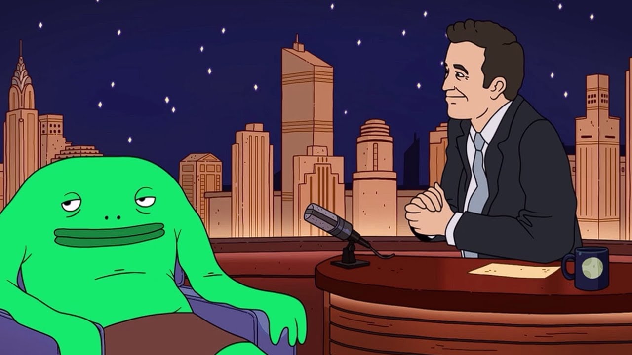 Mr. Frog en el show de Jimmy Fallon - Smiling Friends - YouTube