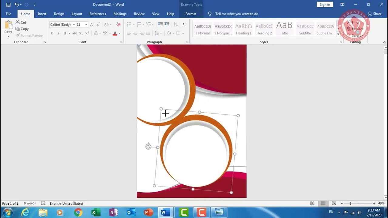 MS Word Poster Design Project | VedantSri MS Word Project Class-12 ...