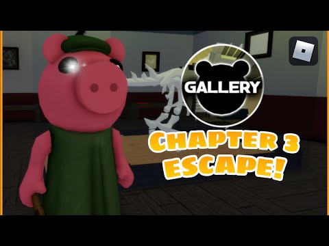 How to ESCAPE THE GALLERY MAP + ENDING (CHAPTER 3) in PIGGY | Roblox ...