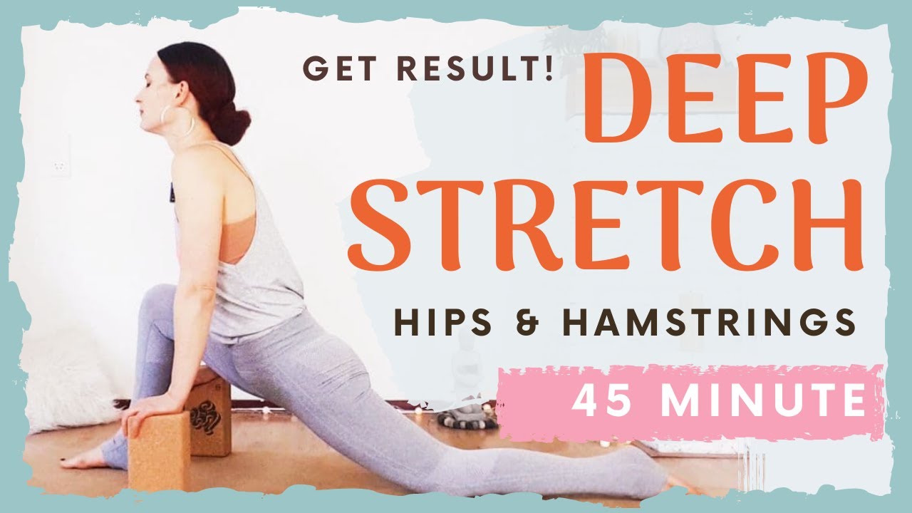 45 min YIN Yoga for Athletes: RECOVER + DEEP hamstrings stretch ...