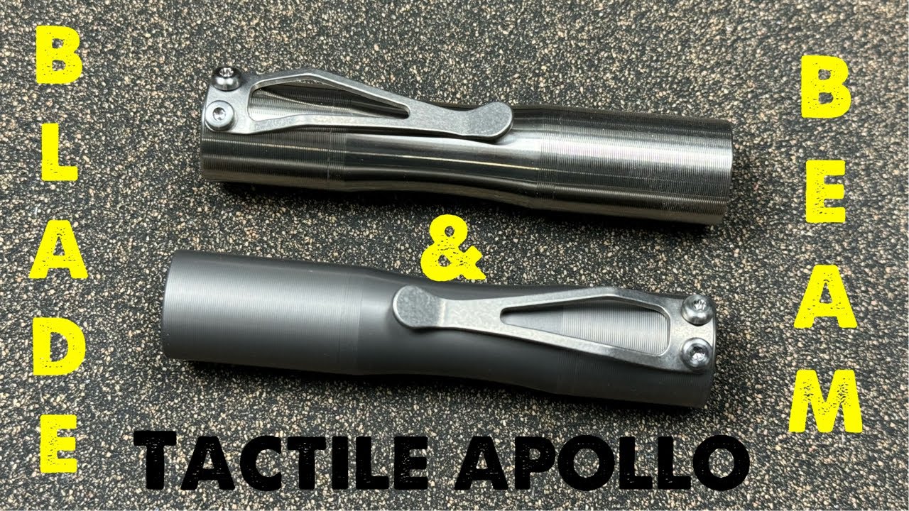 Tactile Apollo EDC Flashlight - YouTube