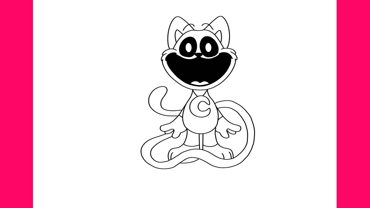 HOW TO DRAW CATNAP - POPPY PLAYTIME - SIMILING CRITTERS - YouTube