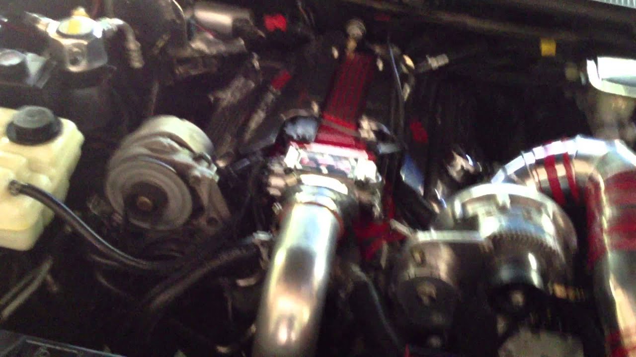 Impala SS LT4 383 stroker supercharged idle and walk around - YouTube