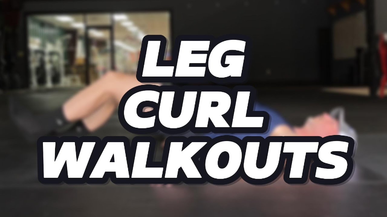 Leg Curl Walkouts | Beginner No Equipment Hamstring Exercise - YouTube