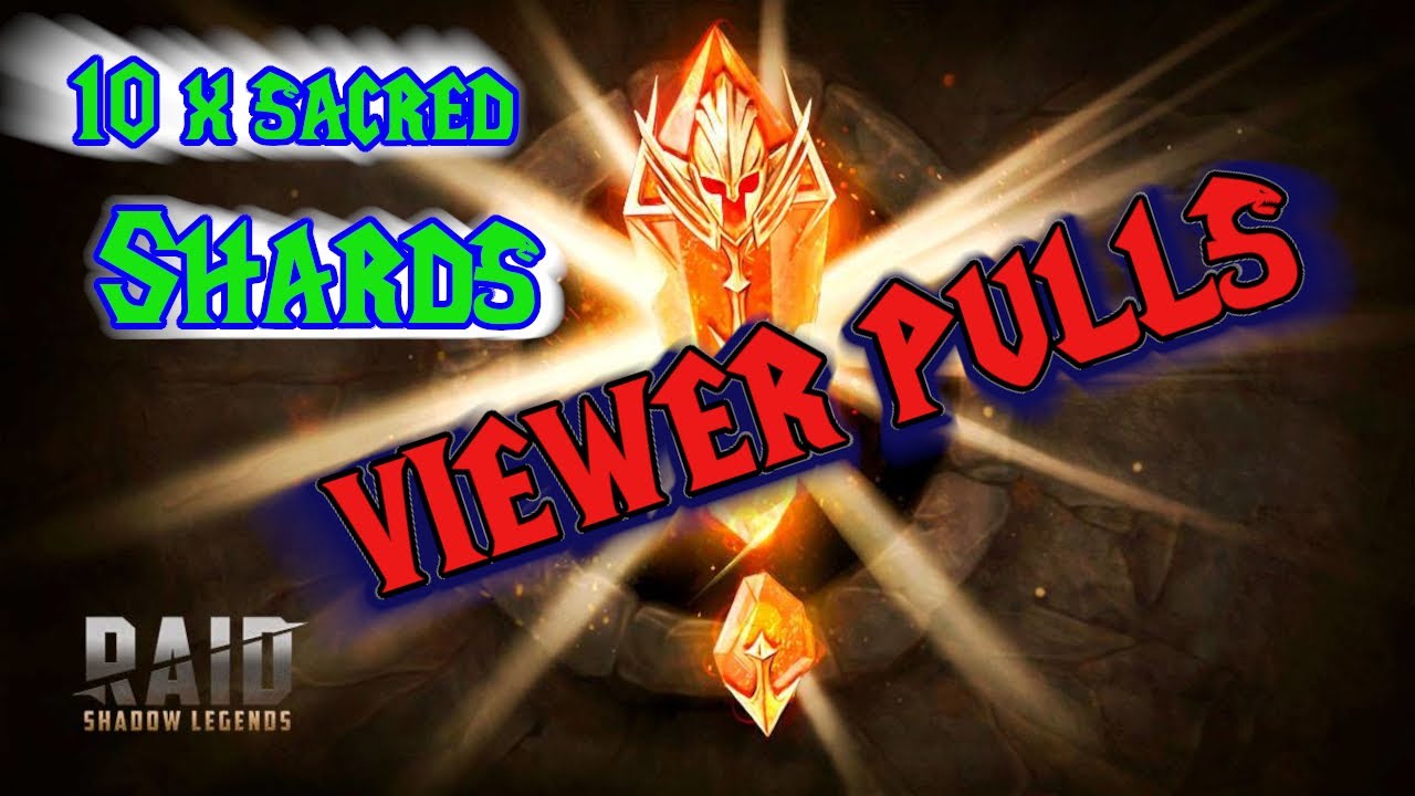 [Raid Shadow Legends] Sacred Shards Viewer Pulls ABSOLUTELY INSANE!!! # ...