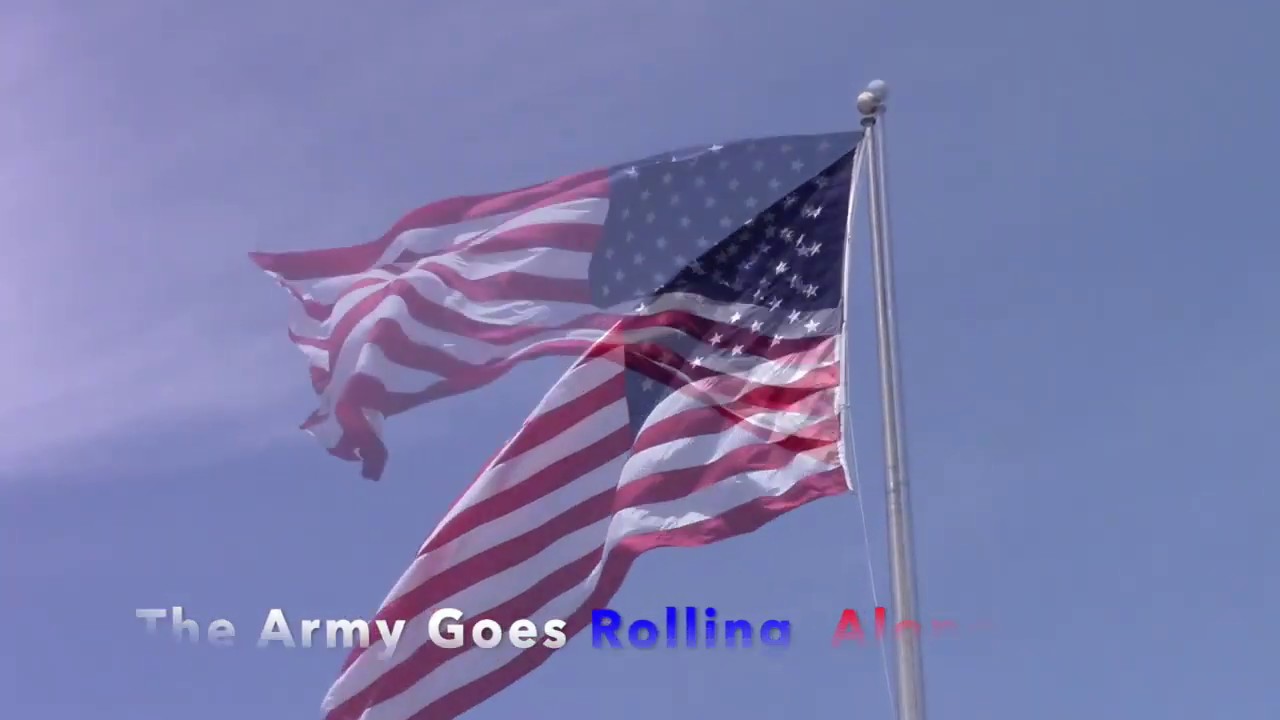 Chorus and Band The Army Goes Rolling Along USA Patriots Relaxing Song ...