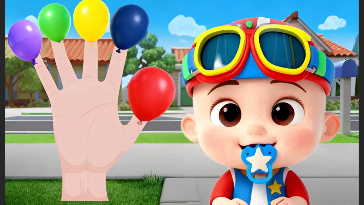 Finger Family Song | Learn Colors | Daddy Finger Nursery Rhyme for ...