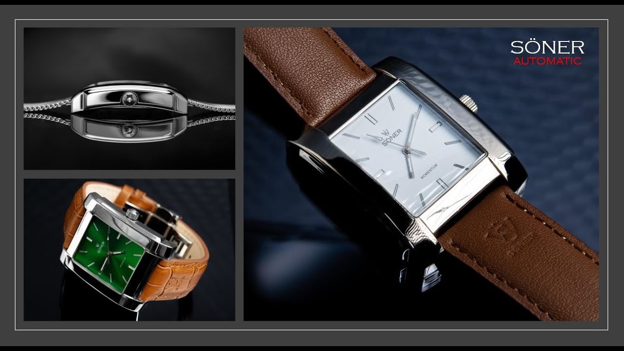 SÖNER - Start your Legacy - Square watches in Art deco - YouTube