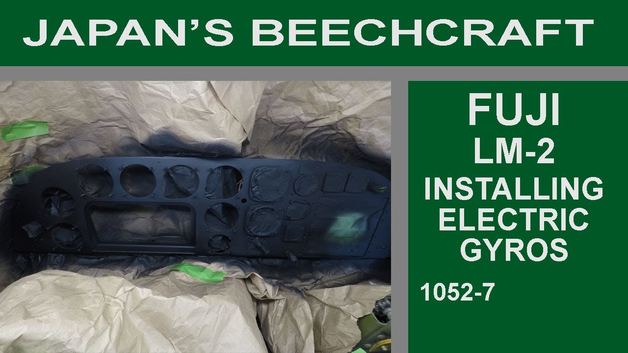 Airplane Electric Gyros FUJI LM-2 KT - YouTube