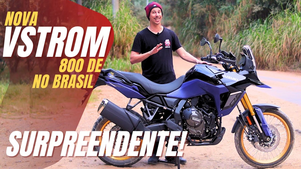 OFICIAL: NOVA V-STROM 800 NO BRASIL - PRIMEIRAS IMPRESSÕES LANÇAMENTO ...