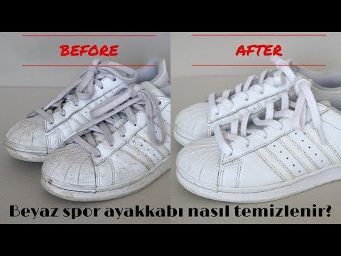 Beyaz Spor Ayakkabı Nasıl Temizlenir? How to Clean White Sneakers