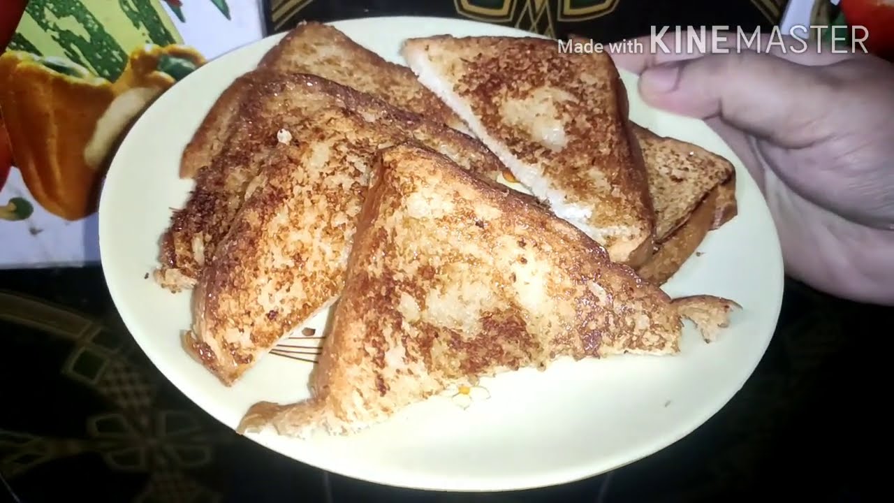 Sweet Bread Toast In Just 5 Minutes - YouTube