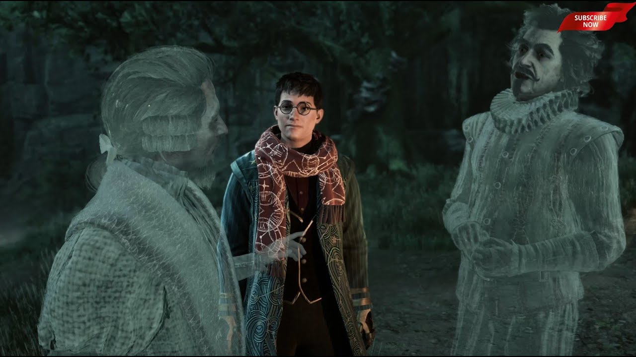 Harry Potter With Nearly Headless Nick-Hogwarts Legacy- WALKTHROUGH ...