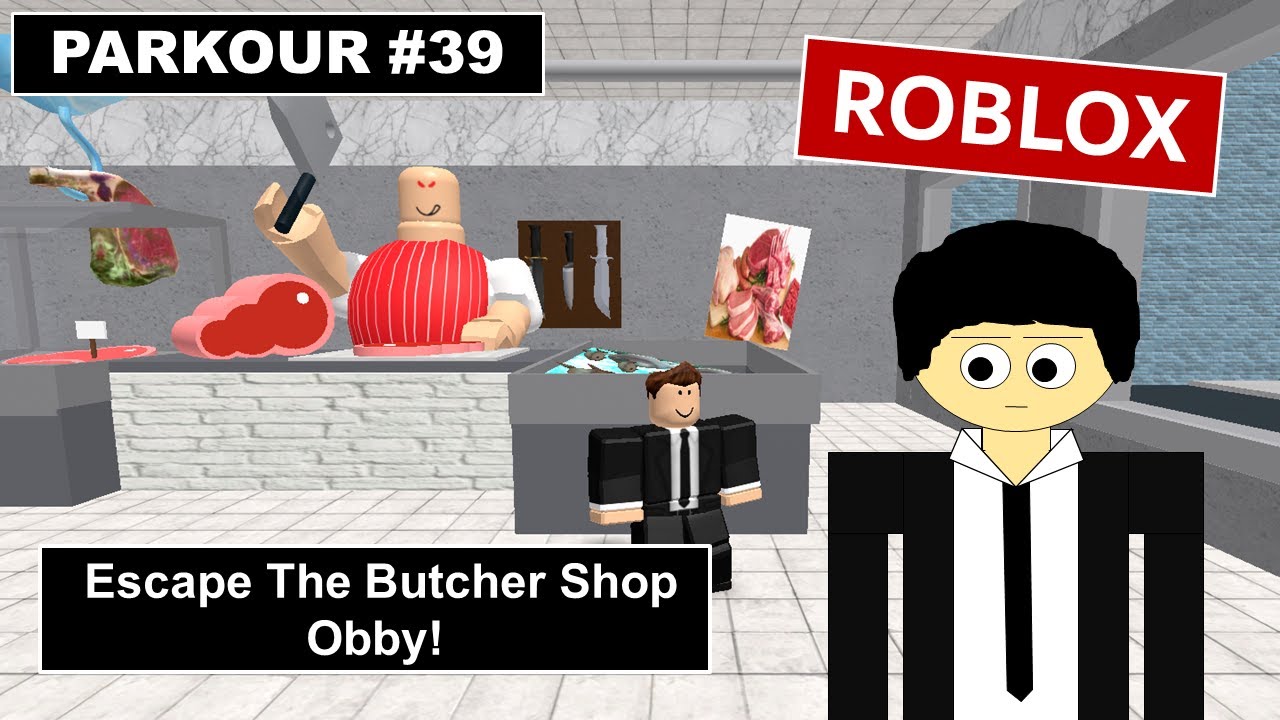 ROBLOX - Escape The Butcher Shop Obby! / parkour #39 | Netgael ...