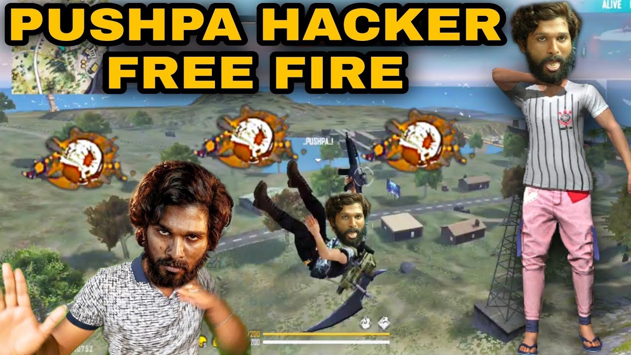 PUSHPA HACKER FREE FIRE//FF HACKER PUSHPA RAJ//FREE FIRE NEW HACKER PUSHPA RAJ//GARENA FREE FIRE ...