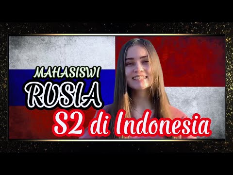 POLINA MAHASISWI CANTIK RUSIA 🇷🇺 KULIAH DI INDONESIA 🇮🇩