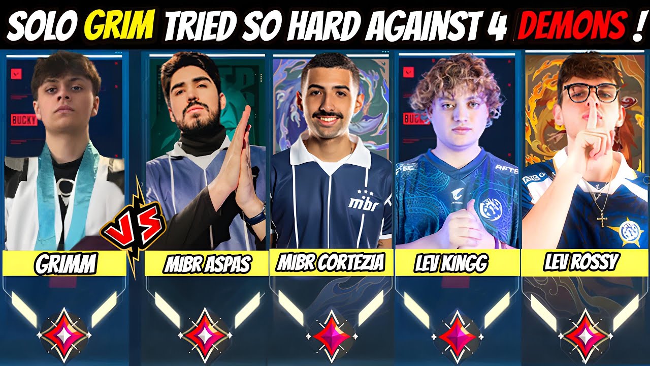 MIBR Aspas, MIBR Cortezia Met New LEV Rossy & LEV kiNgg Against Solo Grim in Immortal Ranked ...