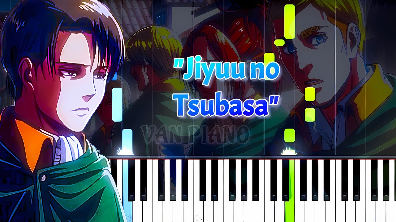 Attack On Titan Opening 2 - Jiyu no Tsubasa | Piano Tutorial - YouTube