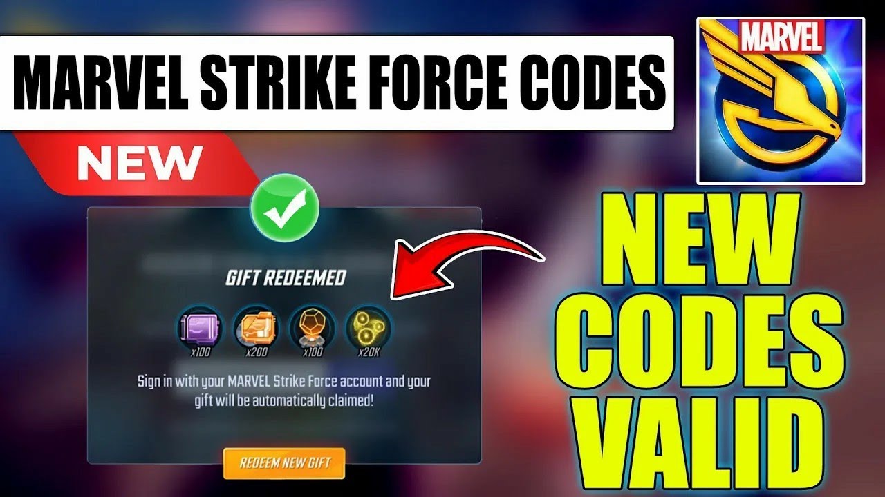 NEW MARVEL STRIKE FORCE CODES | HOW TO REDEEM CODES IN MARVEL STRIKE ...