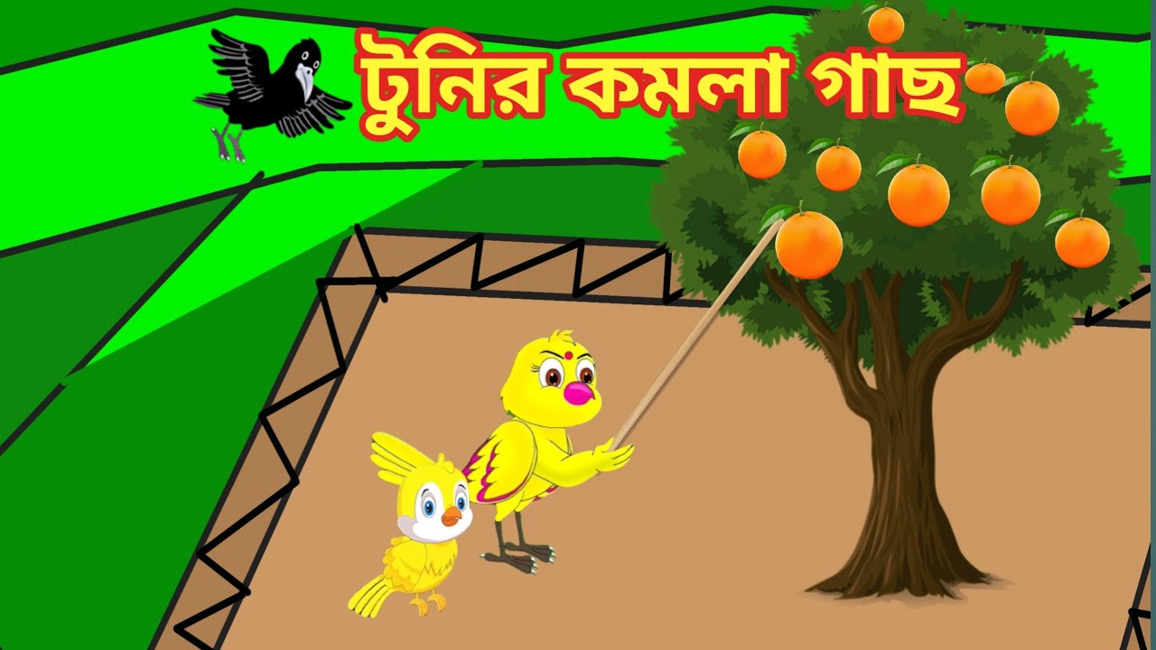 টুনির কমলা গাছ। Tuntuni Pakhir Cartoon। Bangla Cartoon। Tunir Golpo ...
