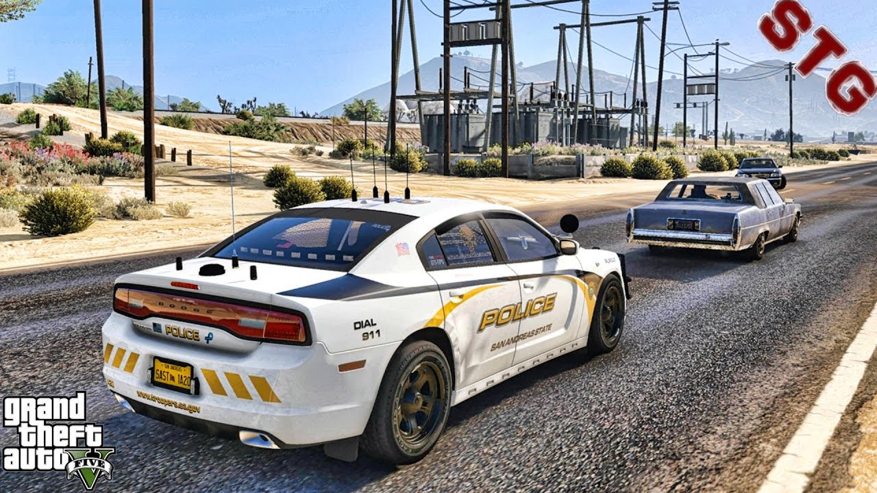 SLICKTOP CHARGER| HIGHWAY PATROL!!!| #101 (GTA 5 REAL LIFE PC POLICE ...
