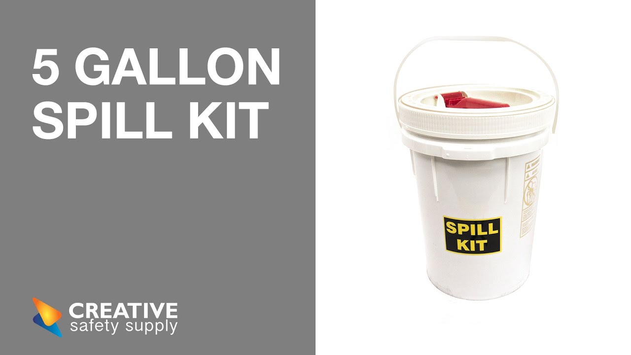 5-Gallon Spill Kit - Clean Up Small Spills Fast - YouTube