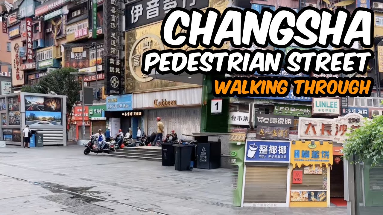 Changsha´s famous pedestrian street / Life in china 210 / (4K) - YouTube