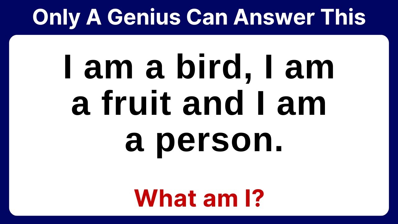 CAN YOU SOLVE THIS 30+ TRICKY RIDDLES? #riddlechallenge # ...