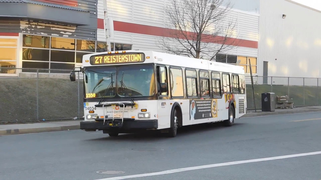 MTA Maryland: 2004 New Flyer D40LF (Diesel) #04034 @ Haines Street ...