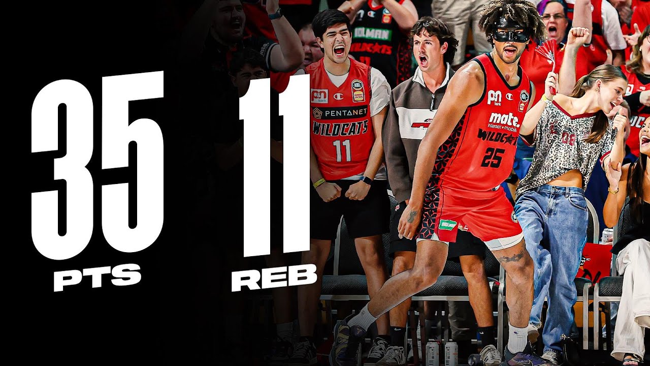 Keanu Pinder (35 points) Highlights vs. South East Melbourne Phoenix ...