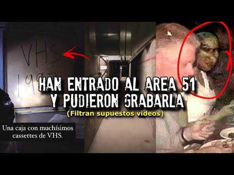 Han entrado al AREA 51 y pudieron grabarla