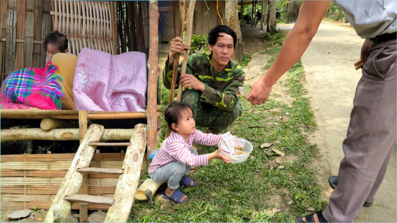 The child and the man went to sell toothpicks to get money to buy ...
