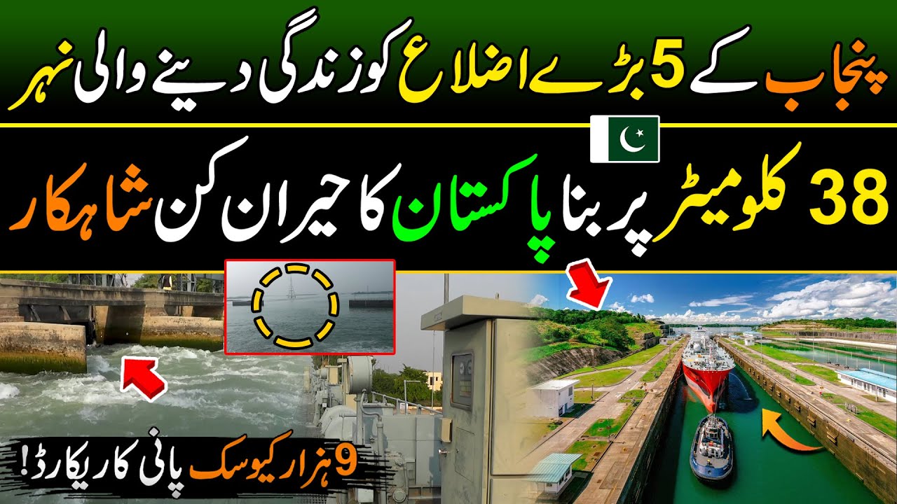 This is Real Pakistan | Largest Canal System of the World in Pakistan ...