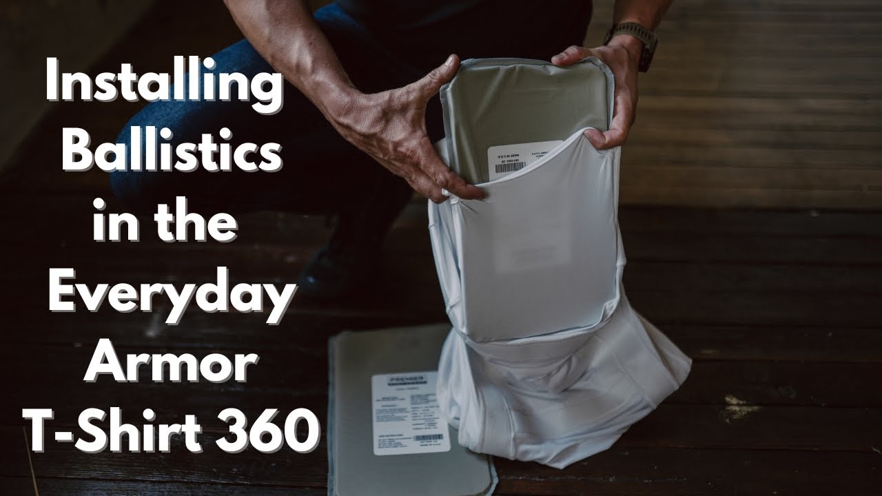 How To Install Ballistic Panels in the Everyday Armor T-Shirt 360 - YouTube