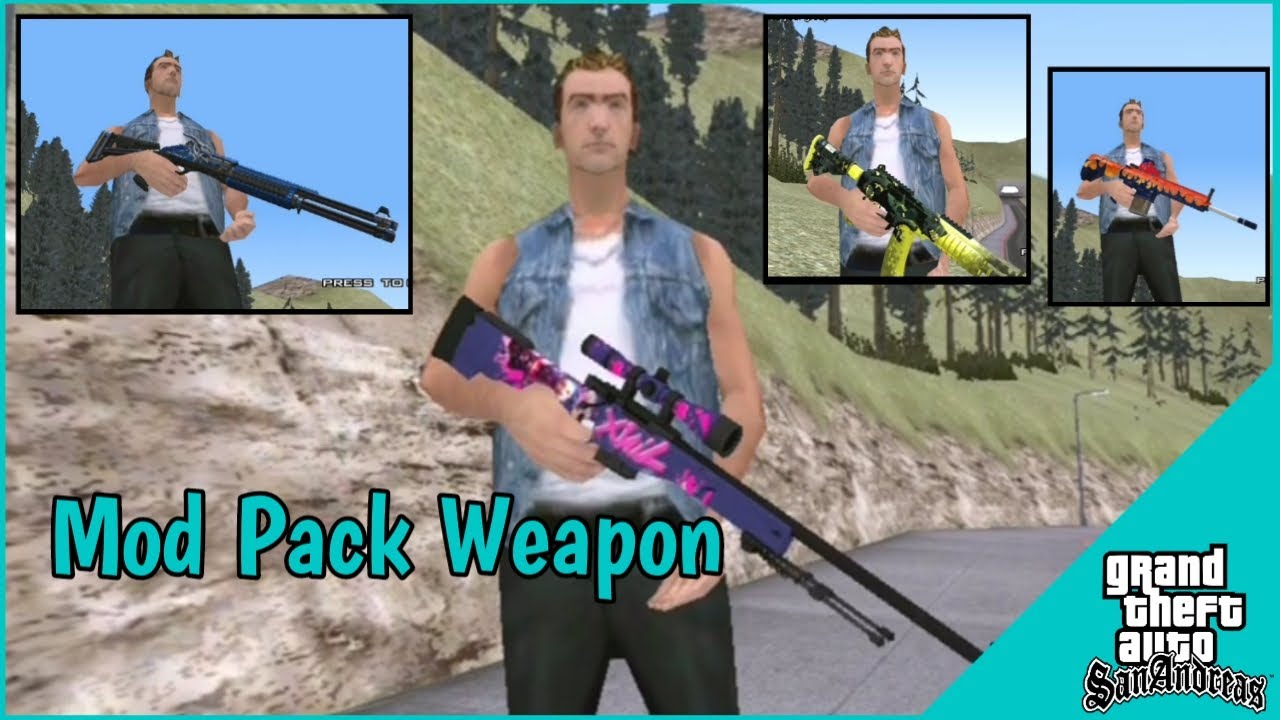 MOD PACK WEAPONS DAN CARA PEMASANGAN SUPPORT SAMP - GTA SA Android ...