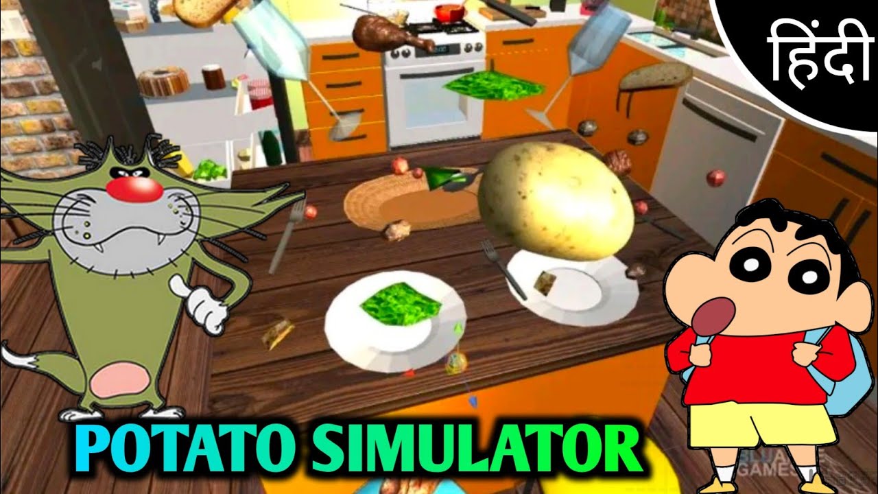 Potato Simulator - Android Gameplay | Aloo Game | Shinchan or jack ...