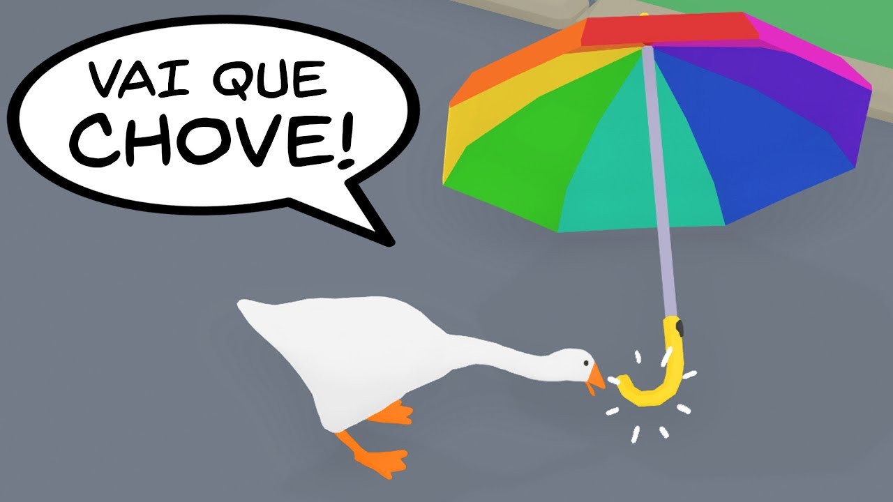 GANSO ROUBOU GUARDA-CHUVA DA LOJA!!! (Untitled Goose Game • E6) - YouTube