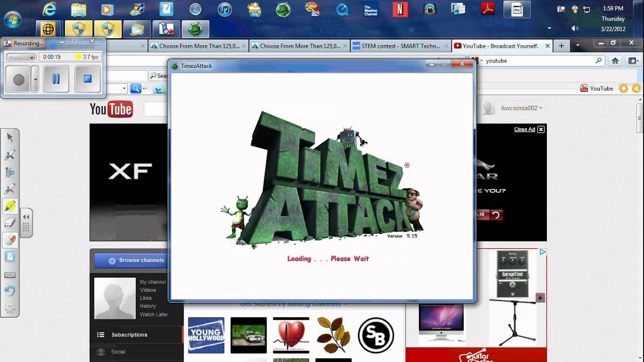 How to open and close Timez Attack - YouTube