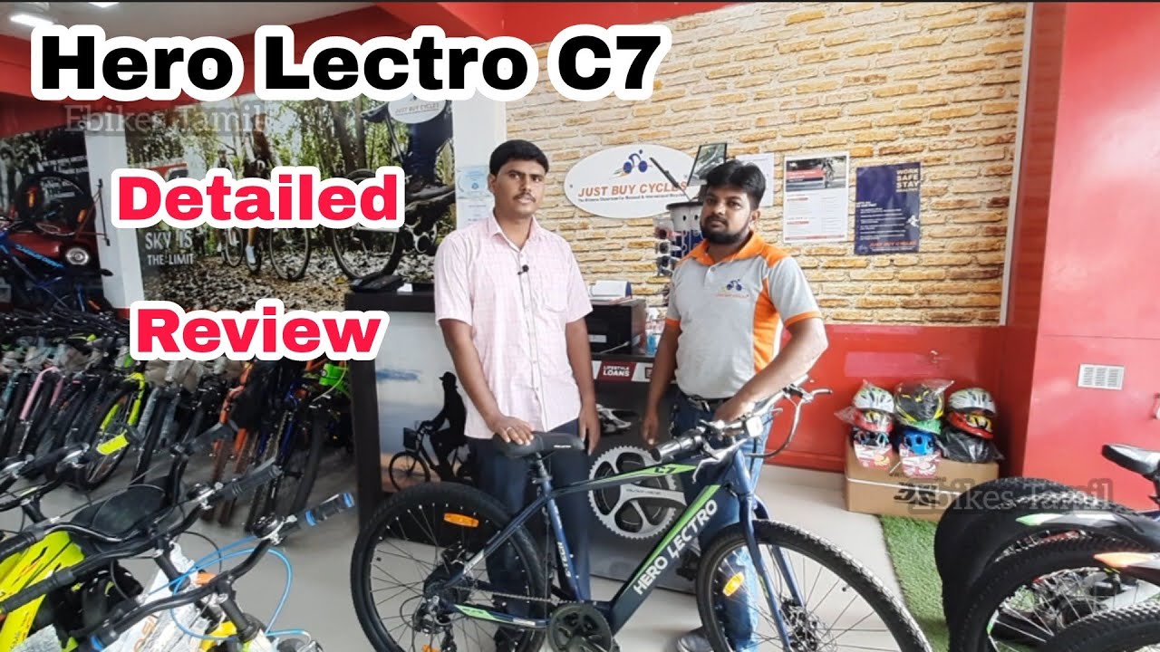 Hero Lectro cycle | electric cycle tamil | Hero Lectro C7 | Detailed ...