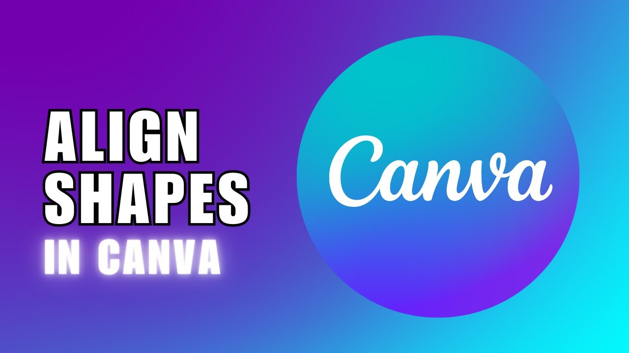 Canva Hack For Beginners That You NEED To Know! How To Align Shapes In ...