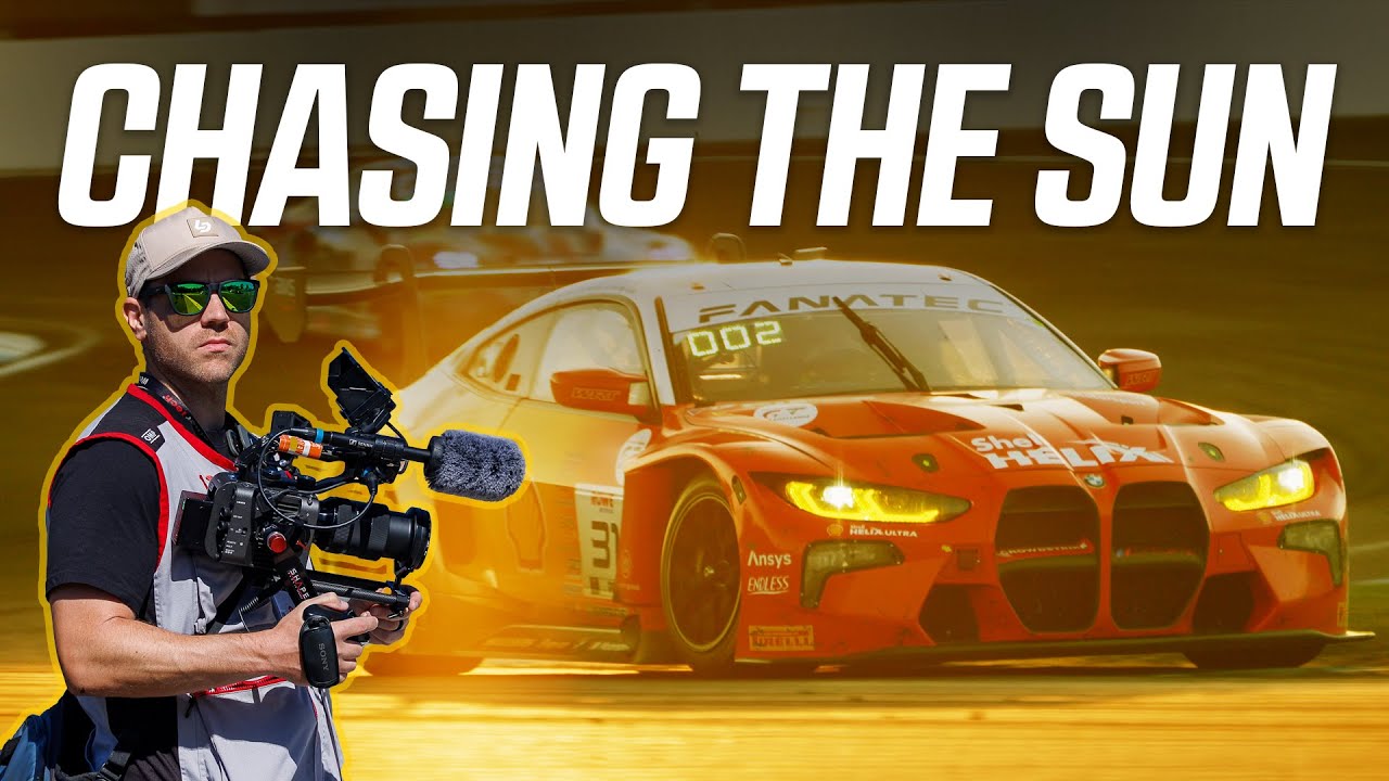 Filming race cars at America's most famous circuit - YouTube