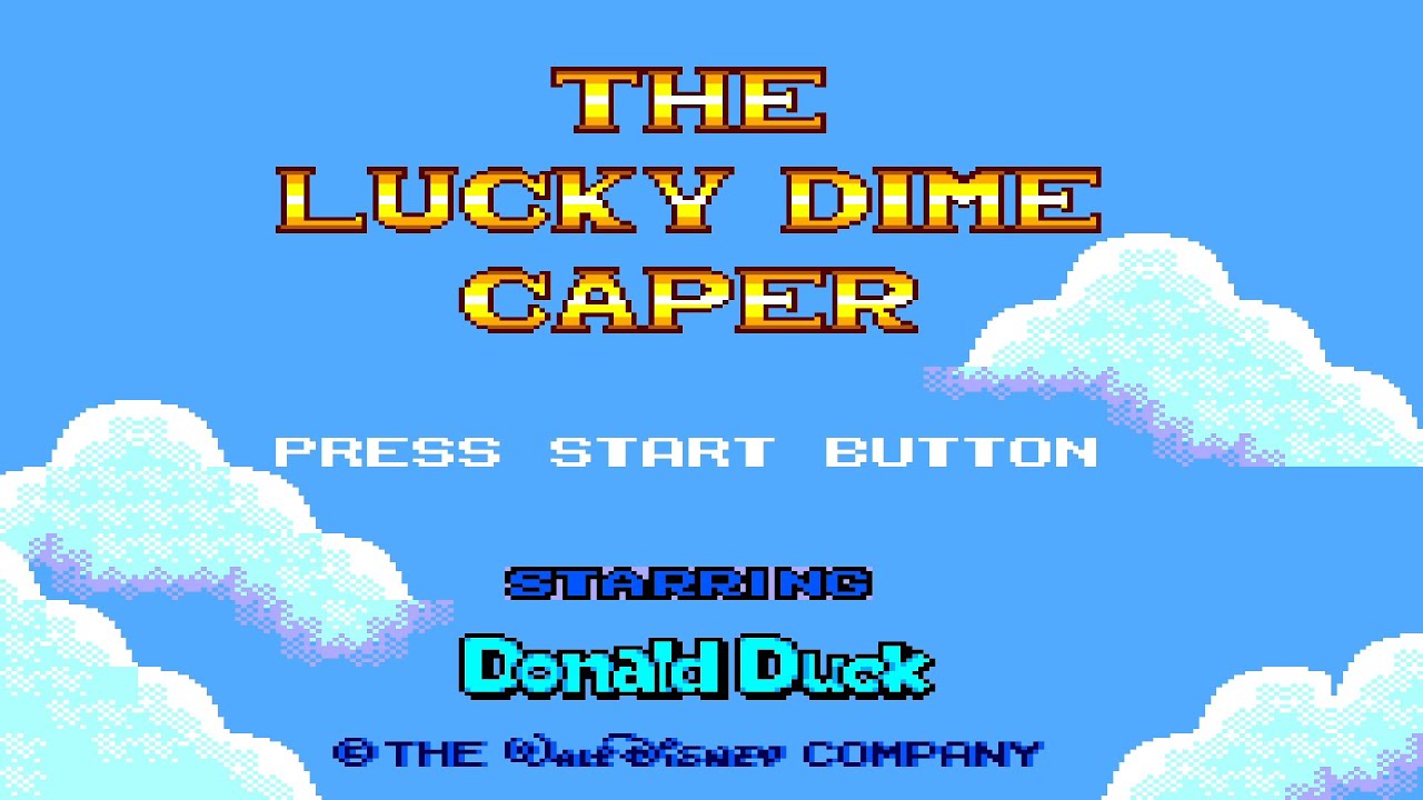 The Lucky Dime Caper Starring Donald Duck - Master System Longplay ...