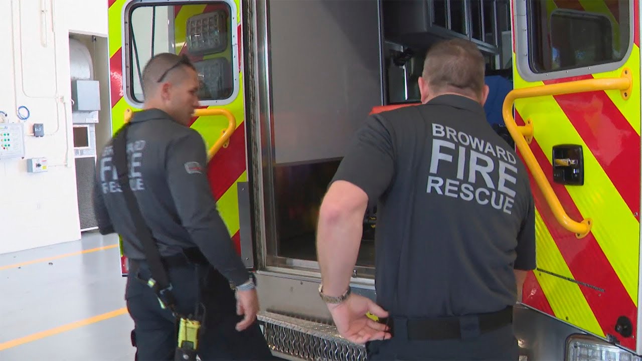 Father and son firefighters work together for the first time - YouTube