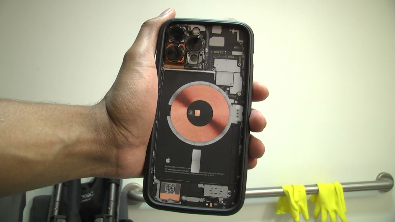 iPhone 13 Pro Max dbrand Teardown Skin + RhinoShield CrashGuard NX ...