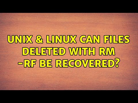 How To Recover Deleted File In Linux With Rm