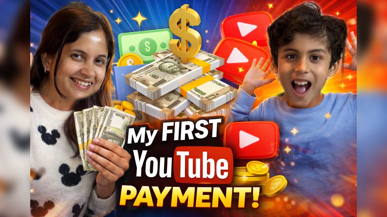 My First YouTube Payment 💰🤑 - YouTube