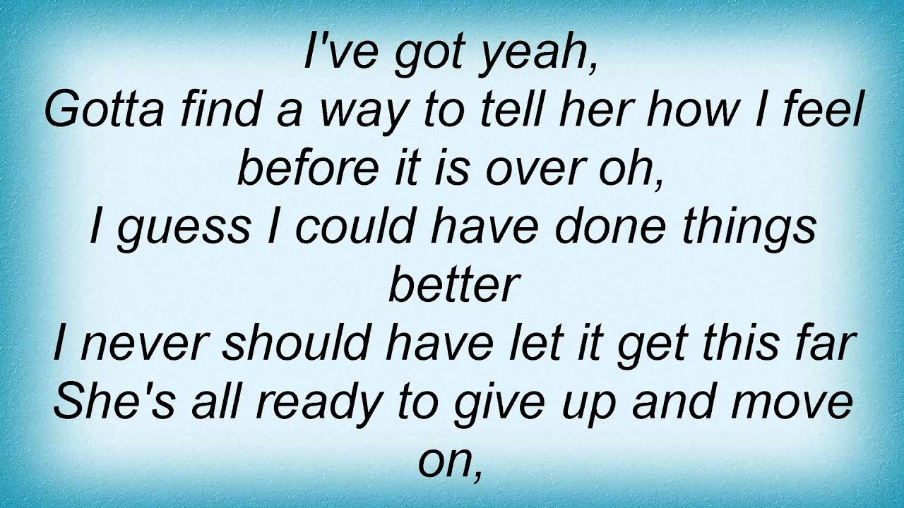 Lemar - If She Knew Lyrics - YouTube